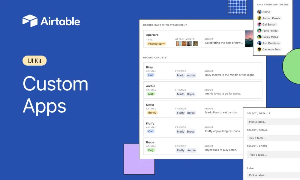DesignToolMark — Airtable UI Kit